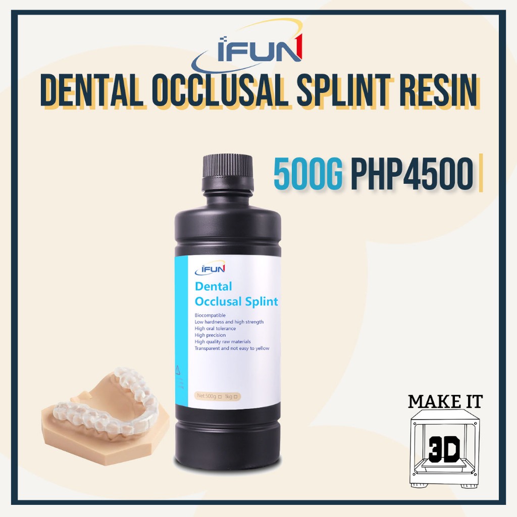 500g iFun Dental Occlusal Splint Resin Biocompatible dental 3D printin ...